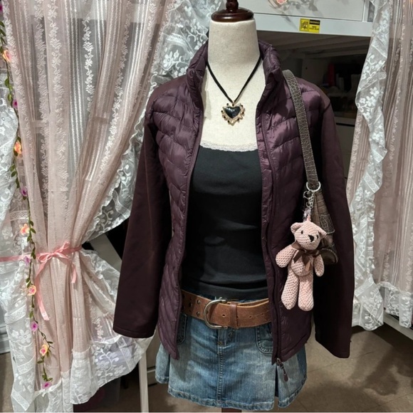 32 Degrees | Jackets & Coats | 32 Degrees Womens Plum Utility Jacket ...